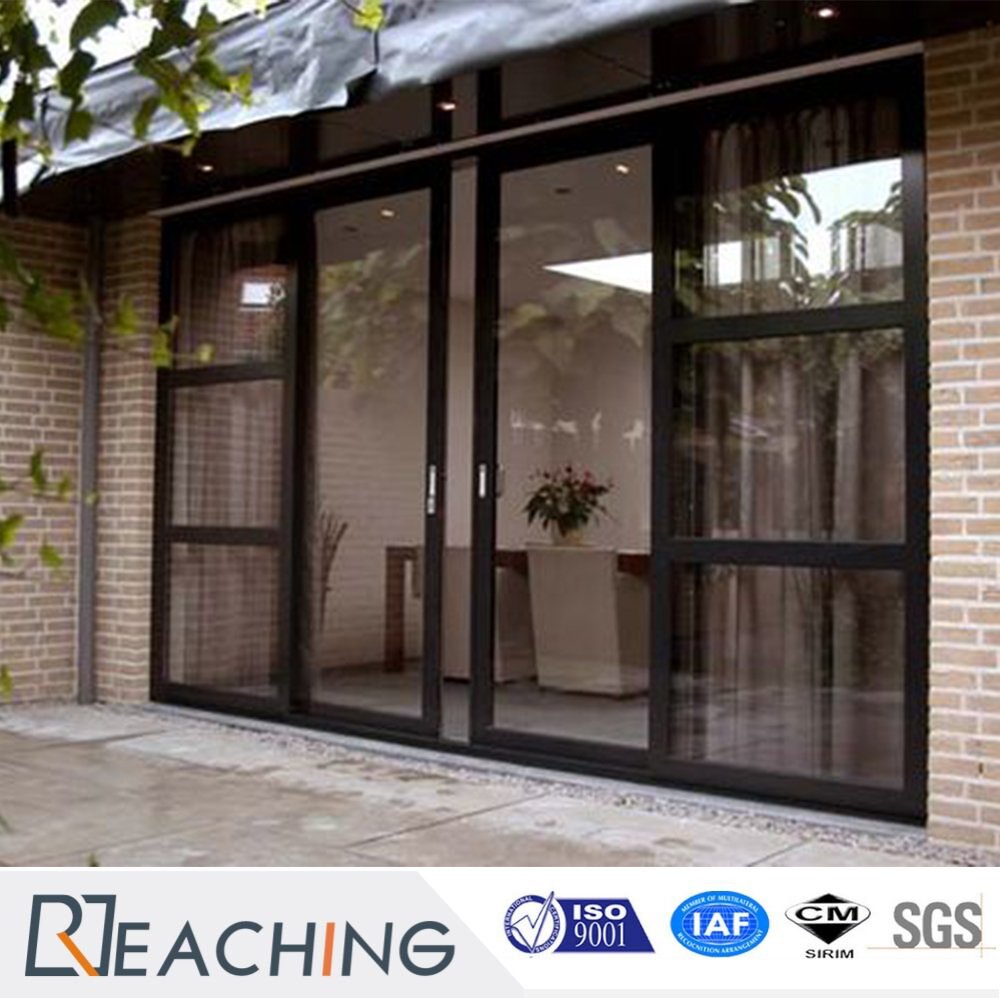 Free Design Aluminium Alloy Two Leaf Sliding Door Two Side Fixed from ...