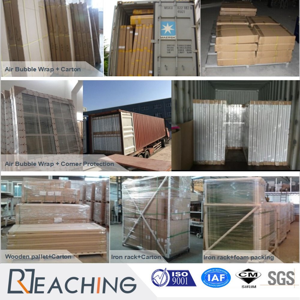 Customized Window American Style White Color UPVC Double Hung Window ...