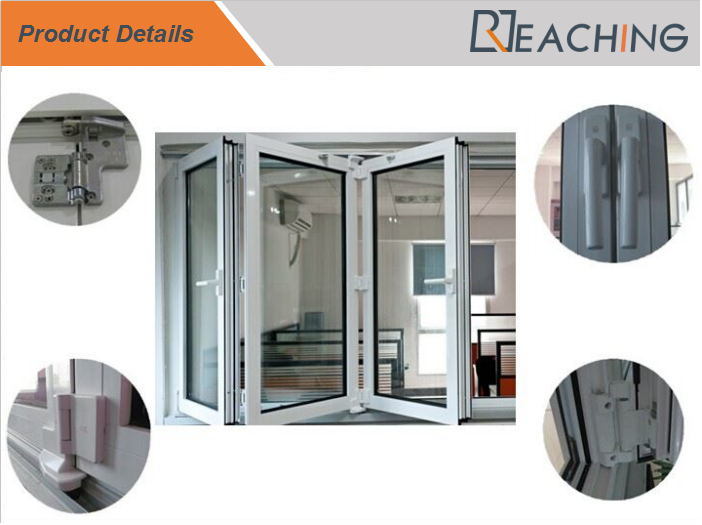 Commercial System Glass Aluminum Bi-Folding / Bifold / Accordion ...