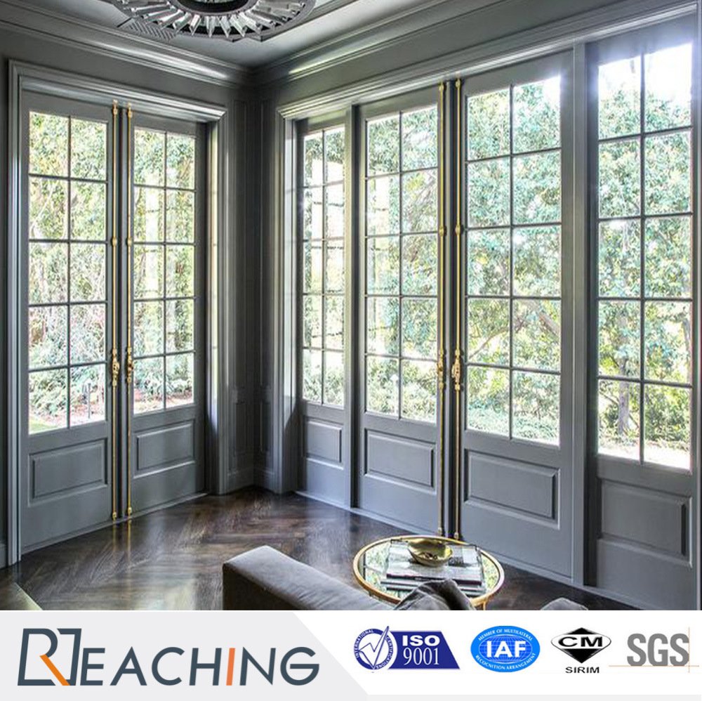 Horizontal Opening White UPVC Clear Fiberglass Doors for Balcony from ...