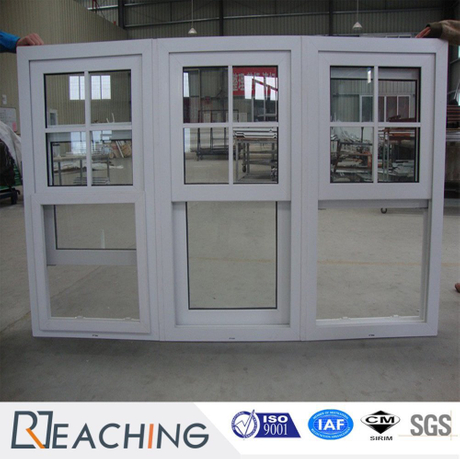 UPVC Plastic with Steel Reinforce Sliding Window with Fixed Glass ...